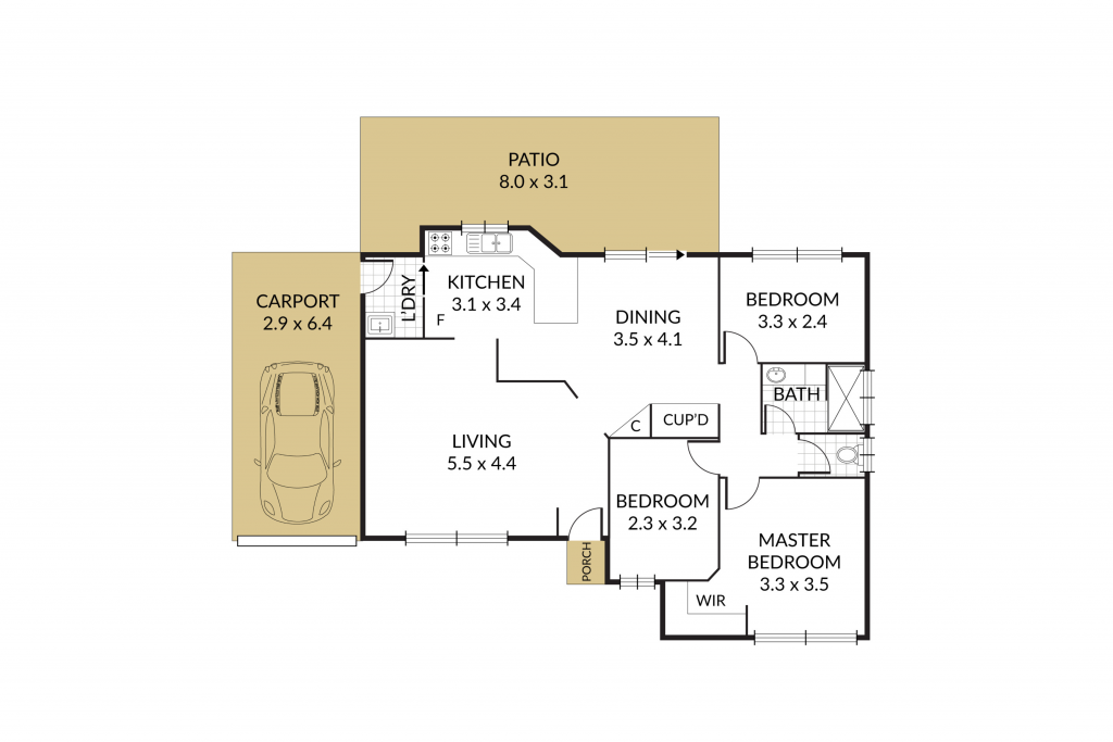 Standard Floor Plan - Q9-Studio