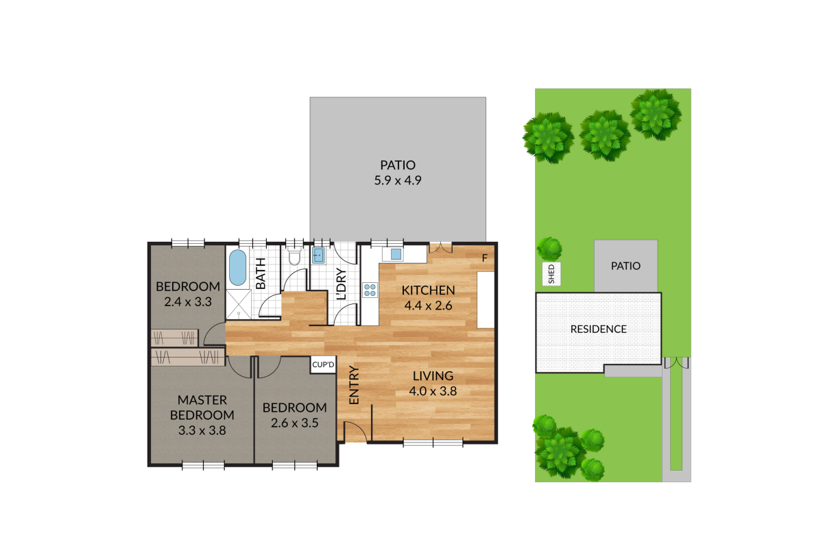 2D Floor Plan - Q9-Studio